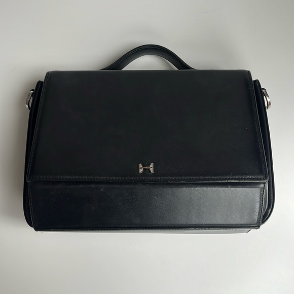 Halston Heritage | Bags | Halston Lunchbox Style Handbag | Poshmark